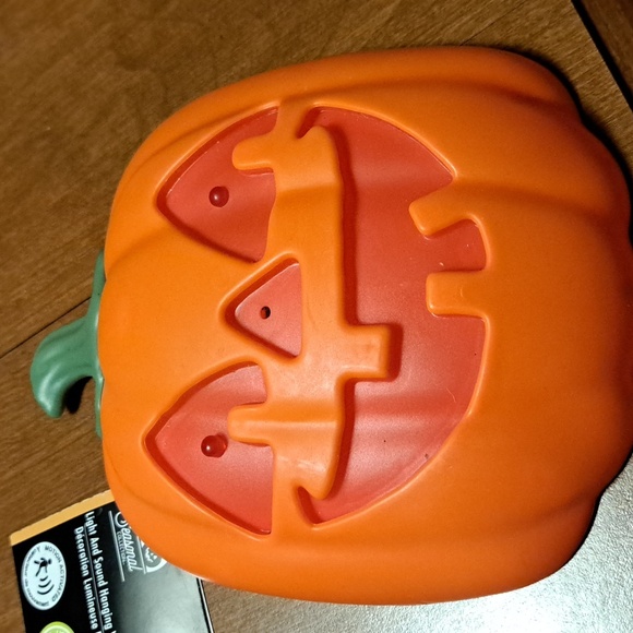 Holiday | Pumpkin Motion Activated Lights Up And Says Happy Halloween ...